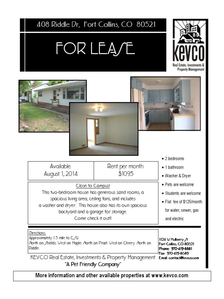 408 Riddle DR Flyer | PDF