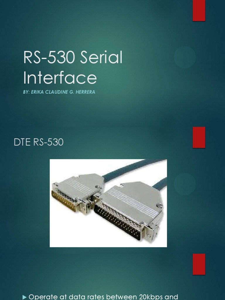 RS-530 Serial Interface Overview | PDF
