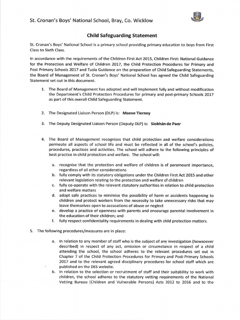 Child Protection Policy | PDF | Child Protection | Policy