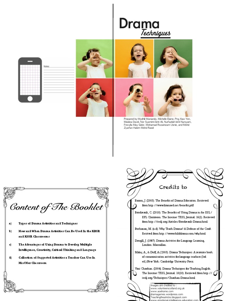 Booklet Children Drama | Download Free PDF | Creativity ...