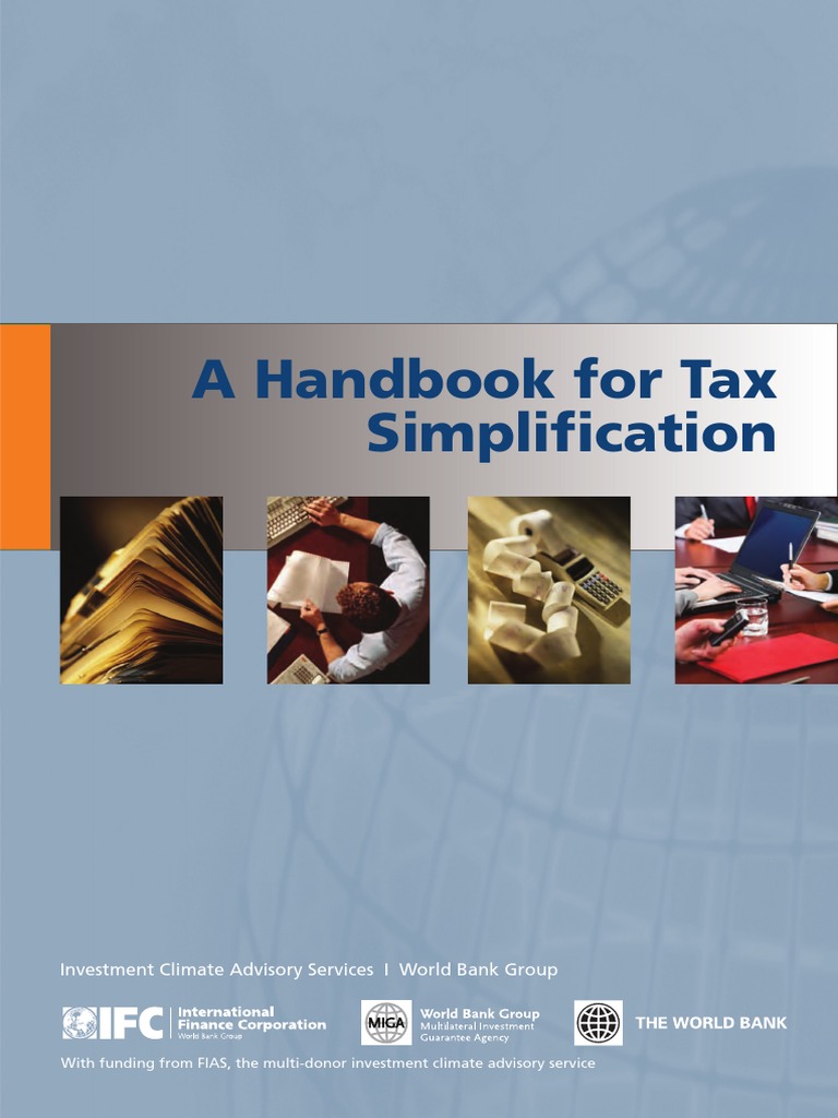 Handbook of Tax Simplification - Web Version | PDF | Progressive Tax ...