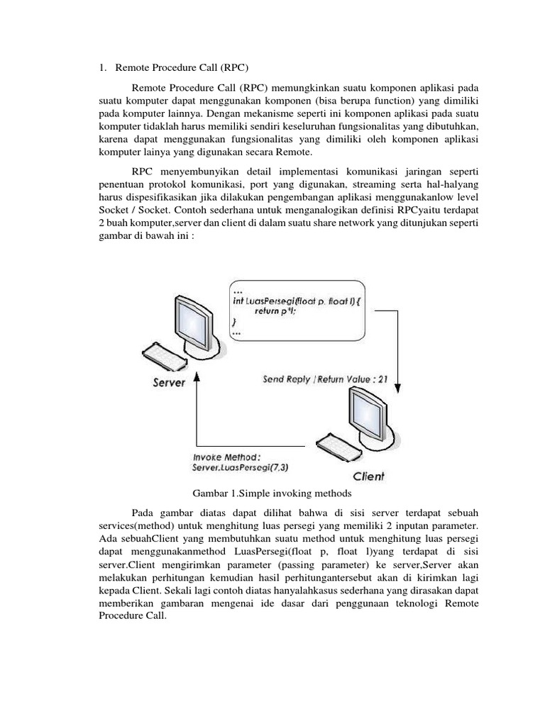 RPC Dan Rmi | PDF | Komputer