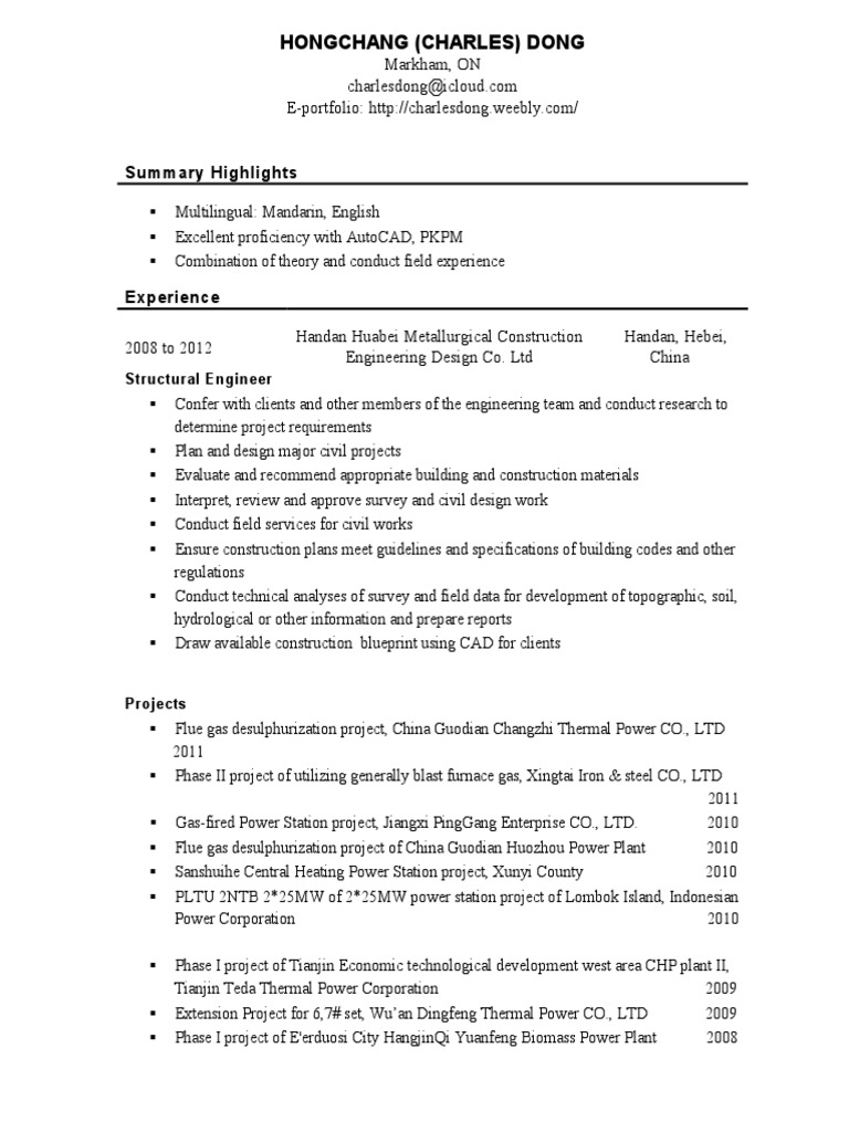Charles Resume | Download Free PDF | Science And Technology | Industries