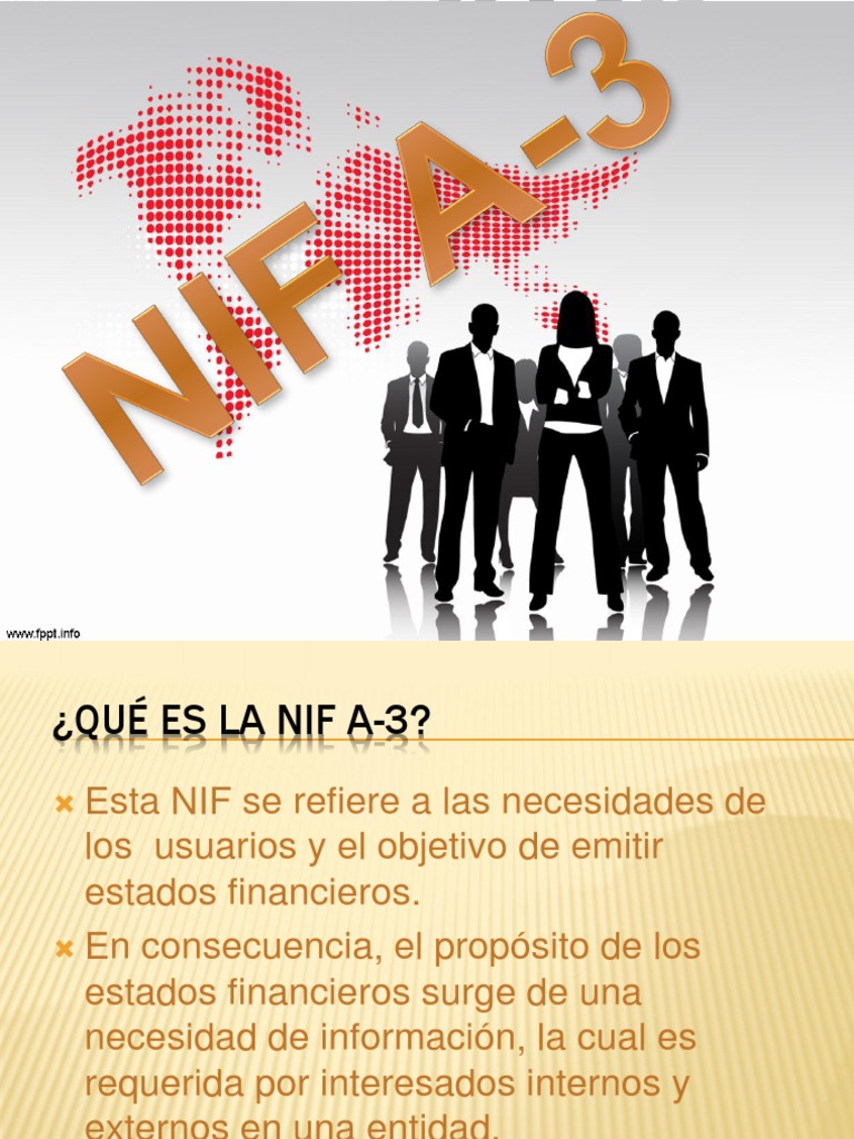 NIF a3 | Estado financiero | Contabilidad