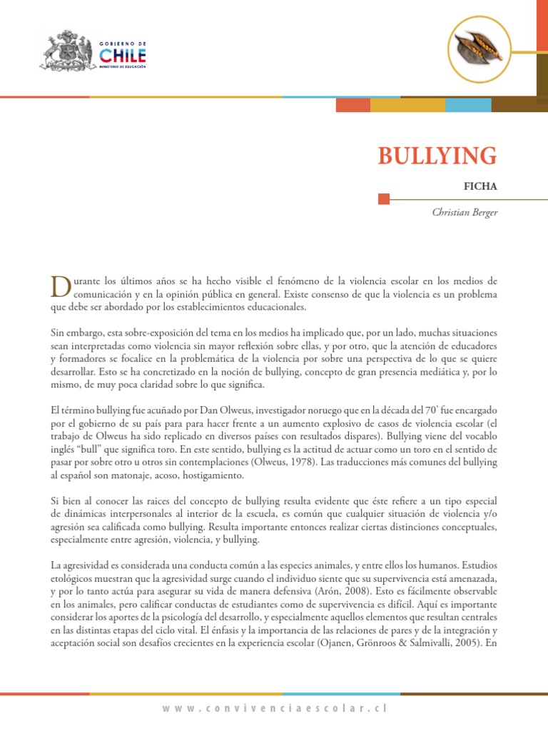 Bullying: Ficha