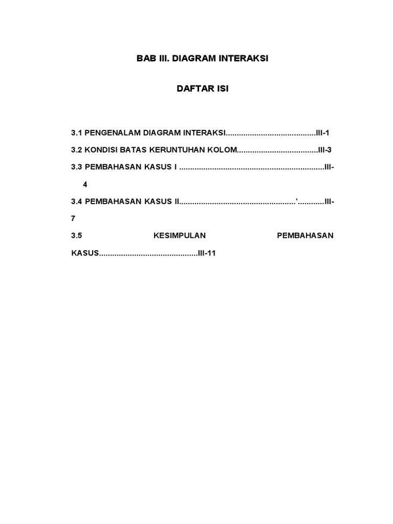 Diagram Interaksi Kolom | PDF
