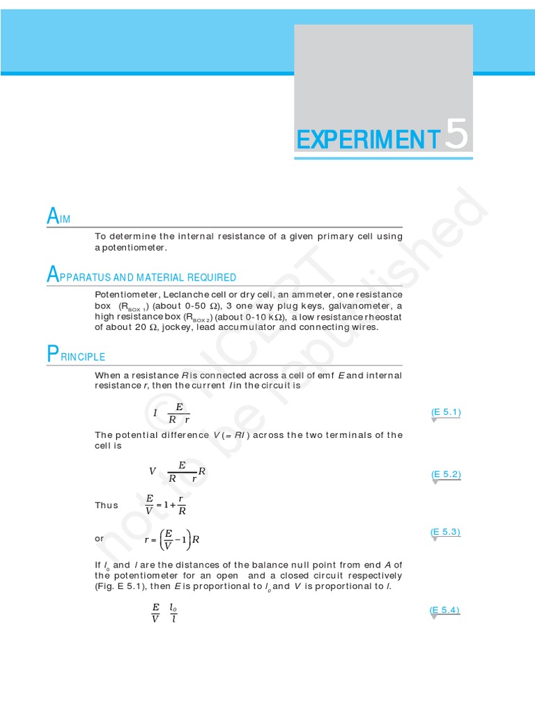 CBSE Physics Lab Manual Part 2 | PDF | Electromagnetism | Physics