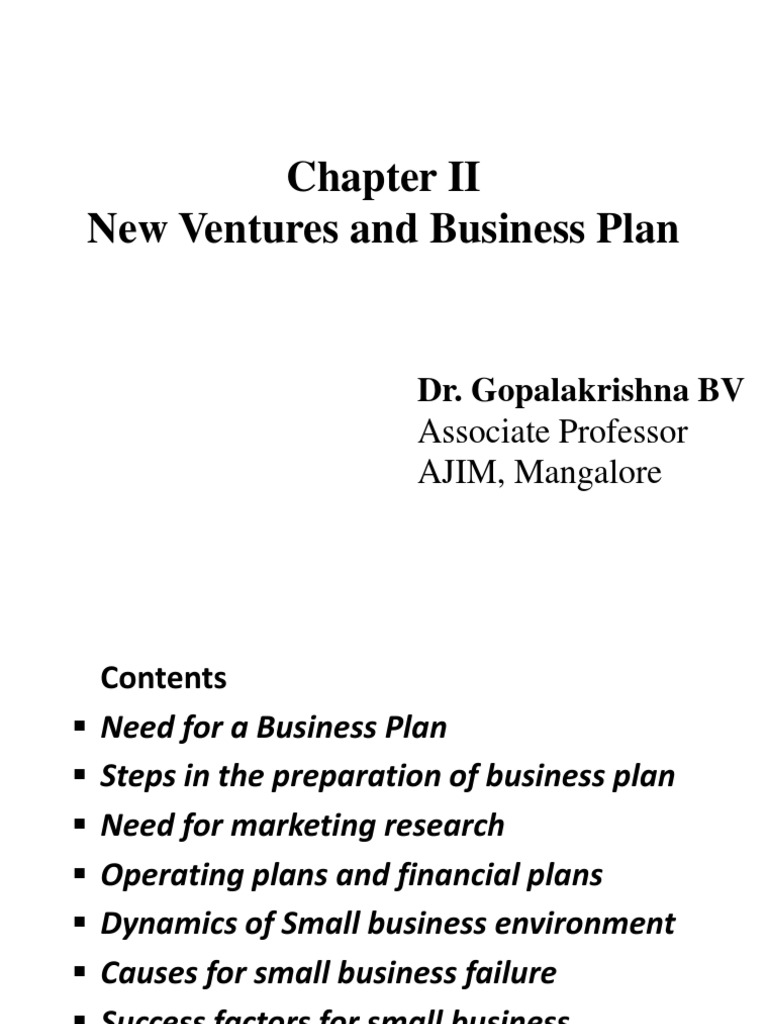 Business Plan - Chapter 2 | Sampling (Statistics) | Marketing Research