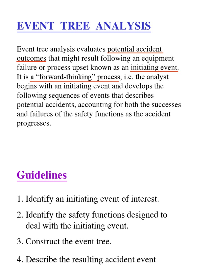 Event Tree Analysis | PDF | Chemical Reactor | Nuclear Reactor