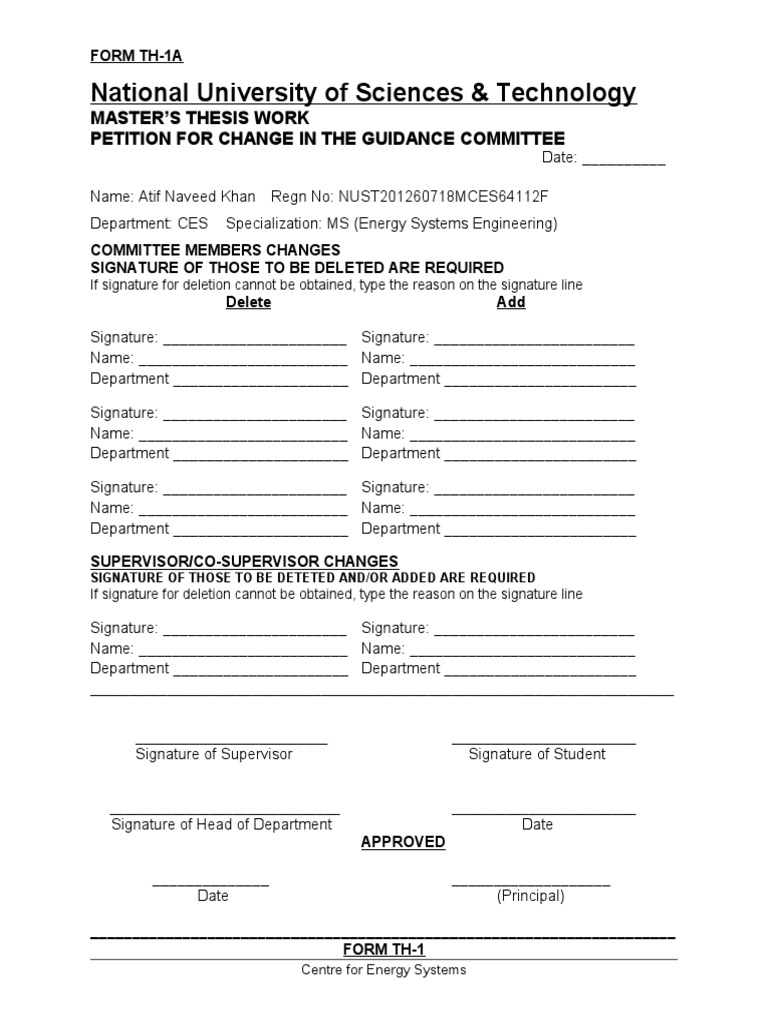 Master Thesis Work NUST-Atif | PDF | Energy Development | Thesis