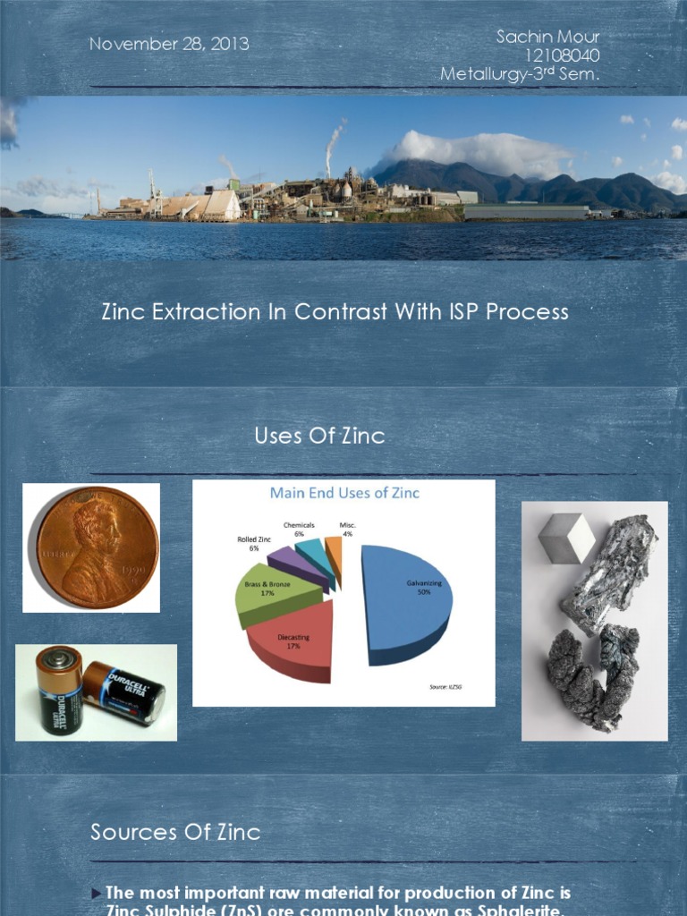 12108040-Zinc Extraction in Contrast With ISP Process PDF | PDF | Zinc ...