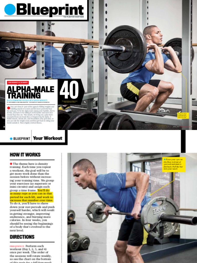 Alpha Workout Sample Exercises | PDF