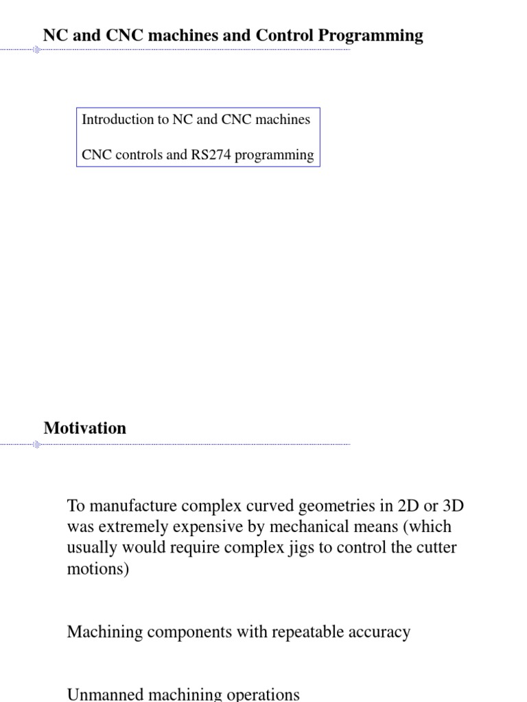 CNC Machines | PDF | Numerical Control | Engineering