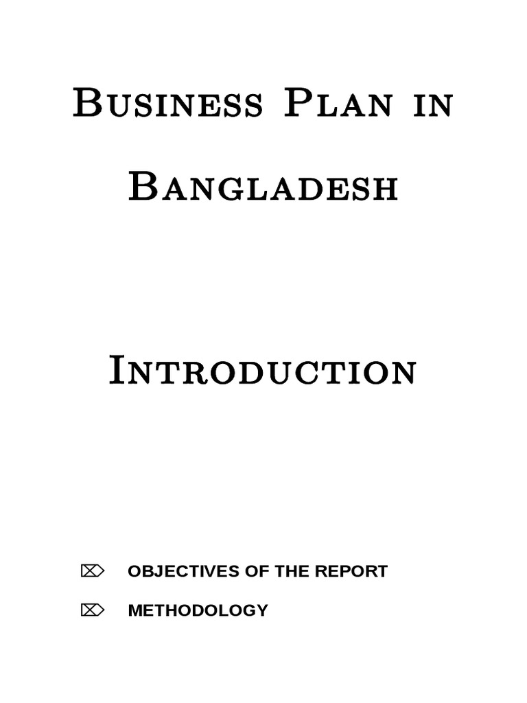 Business Plan in BD | PDF | Business Plan | Business