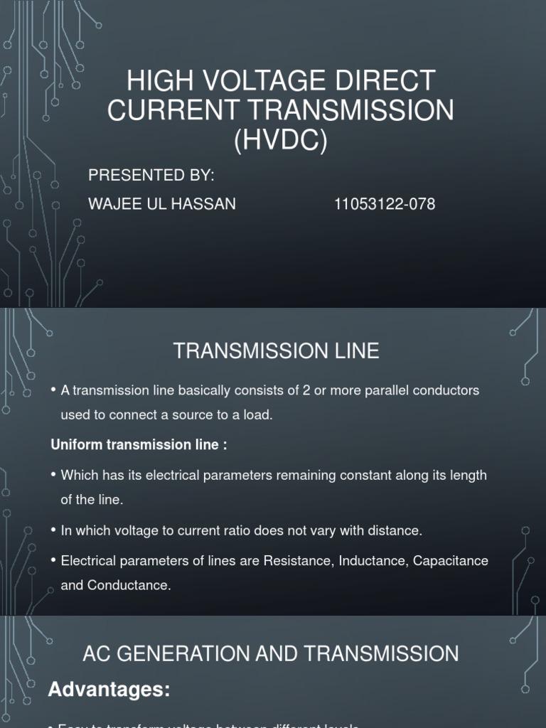 High Voltage Direct Current Transmission | PDF | High Voltage Direct ...