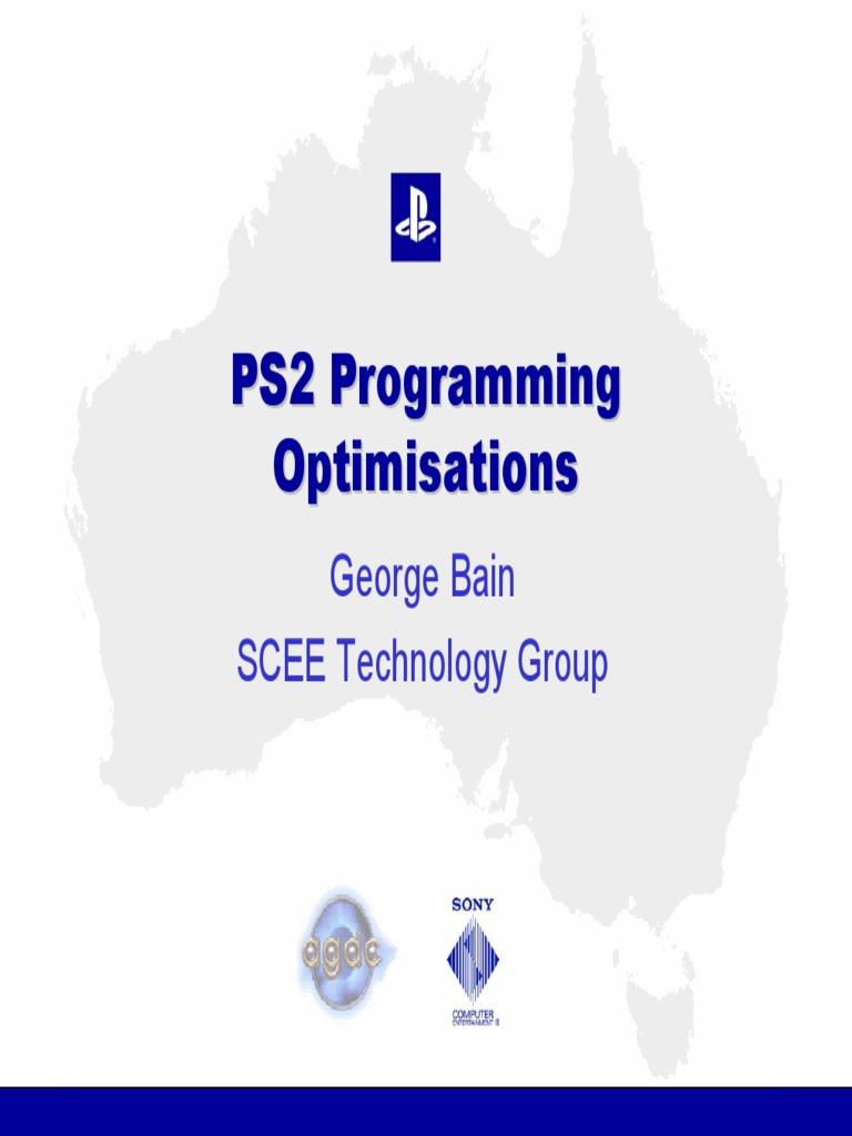 PS2 Optimisations | PDF | Texture Mapping | Program Optimization