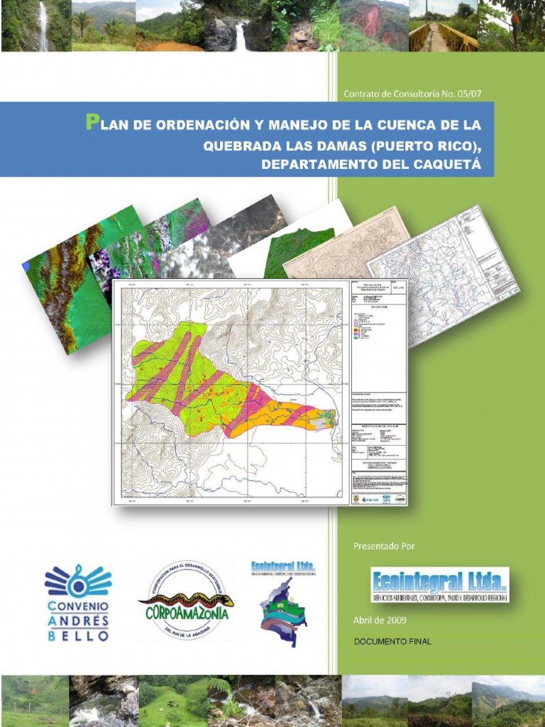 Corpoamazonia - Pomca Q - Damas | PDF | Cuenca de drenaje | Desarrollo sostenible