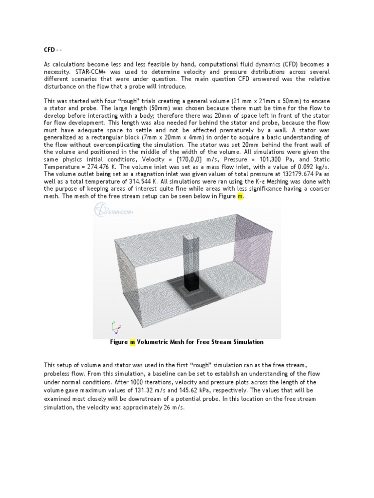 CFD Report | PDF | Fluid Dynamics | Computational Fluid Dynamics