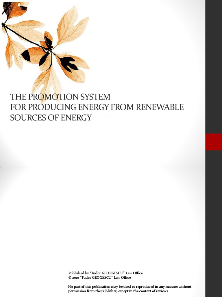 Energy Promotion System | PDF | European Union | Renewable Energy