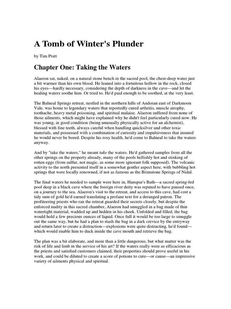 Pathfinder Tales A Tomb of Winter's Plunder | PDF | Nature