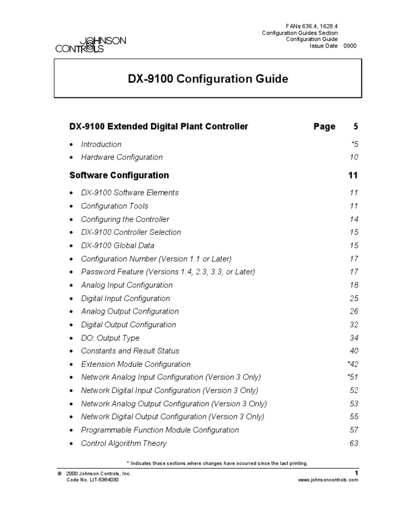 dx-9100 Configuration Guide | PDF | Programmable Logic Controller ...
