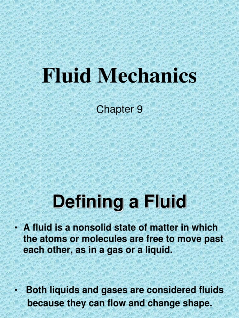 Ch. 9 Fluid Mechanics | PDF | Buoyancy | Pressure