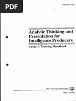 Writing Intelligence in BLUF Format | PDF | Intelligence Analysis ...