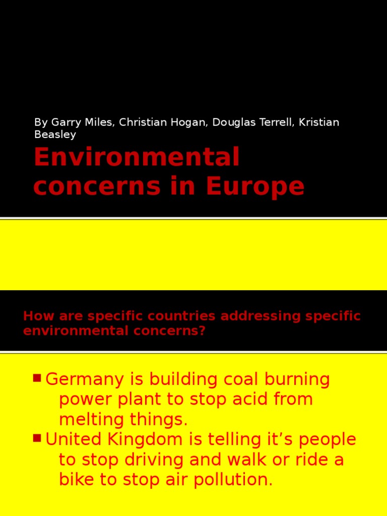 Europe's Environmental Challenges Explained | PDF
