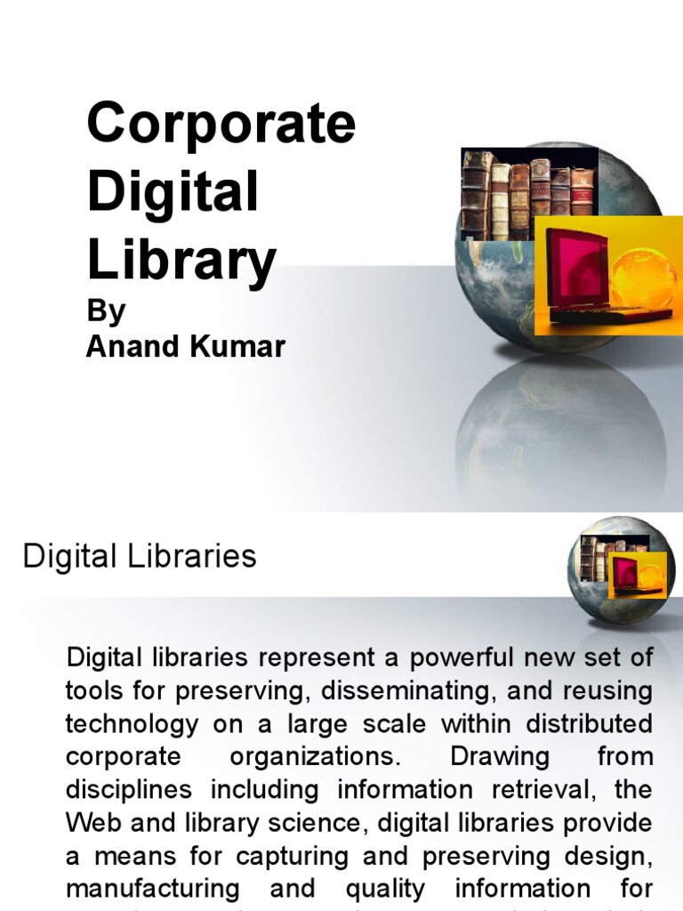 Corporate Digital Library | PDF | Decision Support System | Digital Library