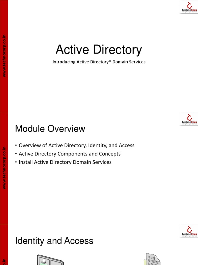 01 - Intro Active Directory | PDF | Active Directory | Computer Access ...
