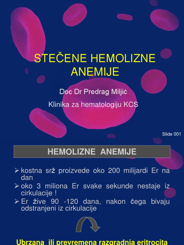 Hemolizne Anemije