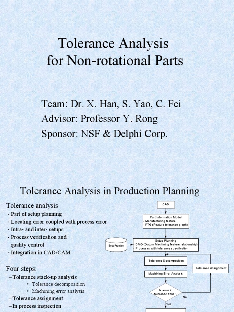 Tolerance Analysis | PDF | Engineering Tolerance | Engineering