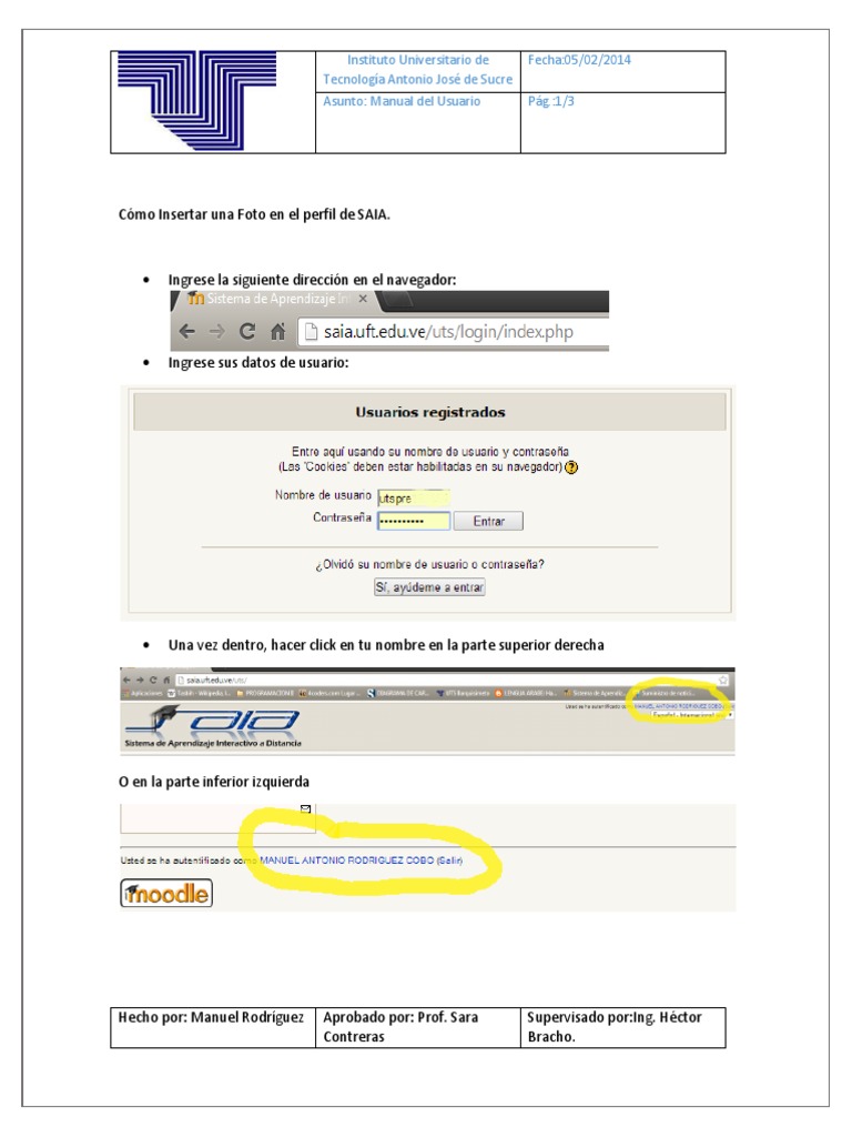Formato Manual Del Usuario | PDF