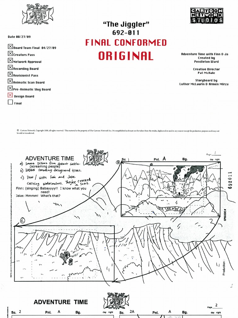 "The Jiggler" Storyboard | PDF