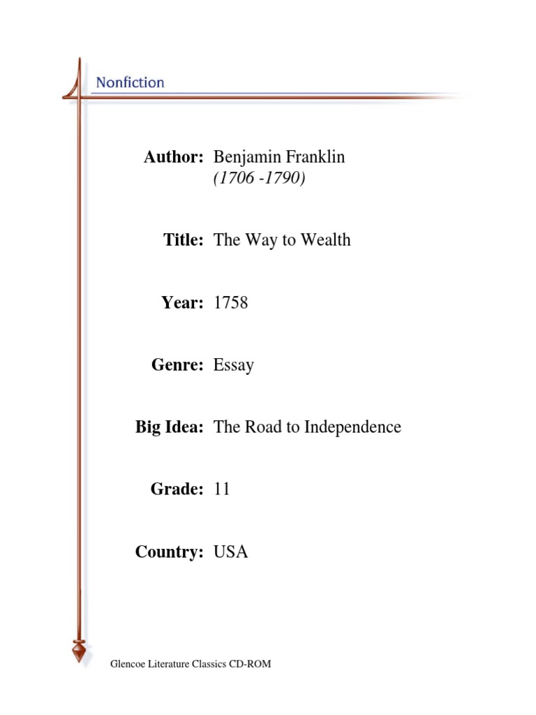 The Way To Wealth | PDF