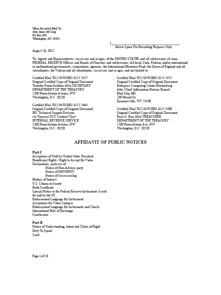 Freeman Status Papers | PDF | Business