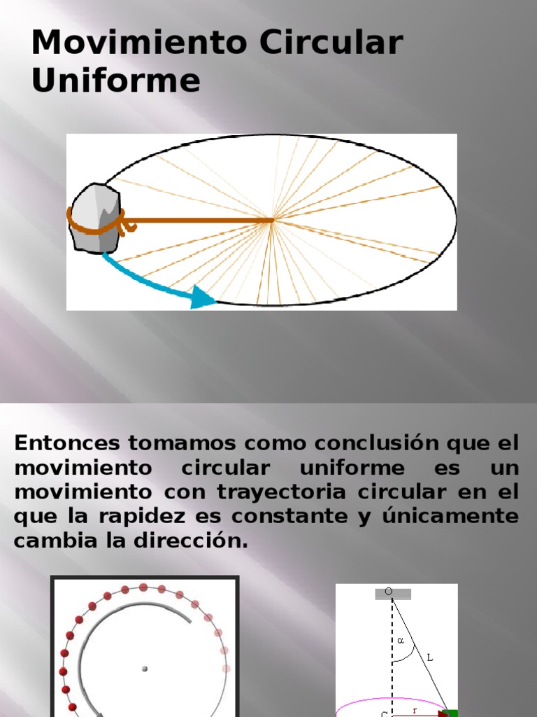 Movimiento Circular Uniforme