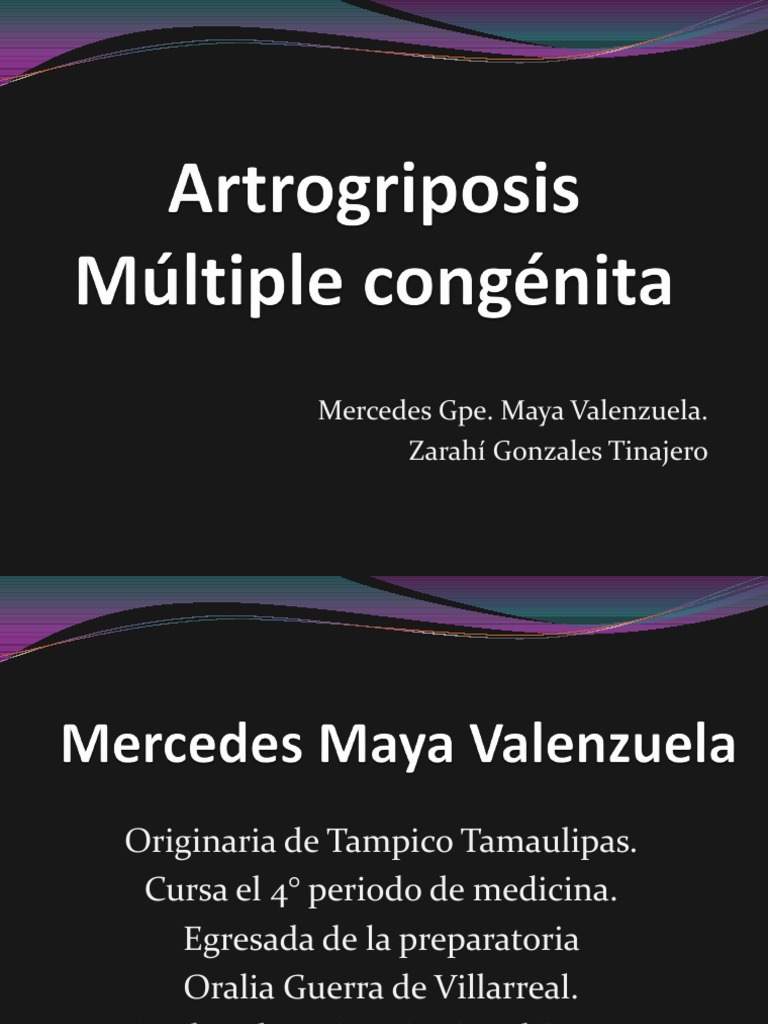 Artrogriposis Múltiple Congénita | PDF | Rodilla | Especialidades Medicas