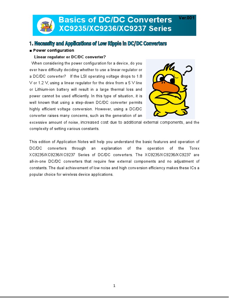 DC - DC Converter | PDF | Capacitor | Direct Current