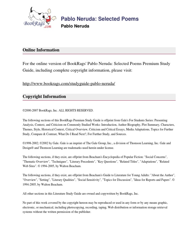 Pablo Neruda1 | PDF | Poetry | Love