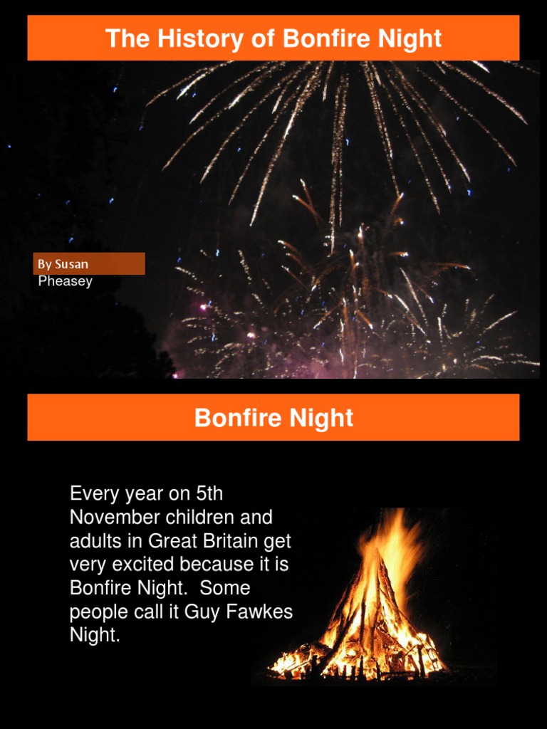 The History of Bonfire Night and Guy Fawkes Day | PDF | Guy Fawkes ...