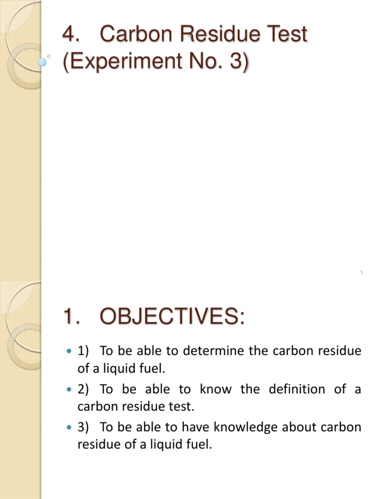 Carbon Residue Test | PDF | Petroleum | Fuels