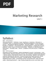 Marketing Research BBA 4th Sem All Units Notes | PDF | Marketing ...
