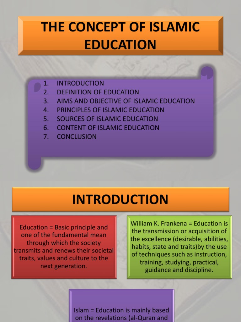 Understanding Islamic Education Concepts | PDF | Tawhid | Spirituality