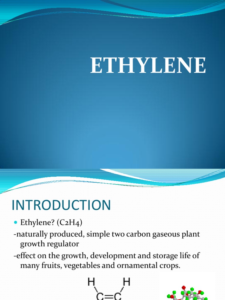 Ethylene's Role in Plant Growth | PDF | Ethylene | Biochemistry