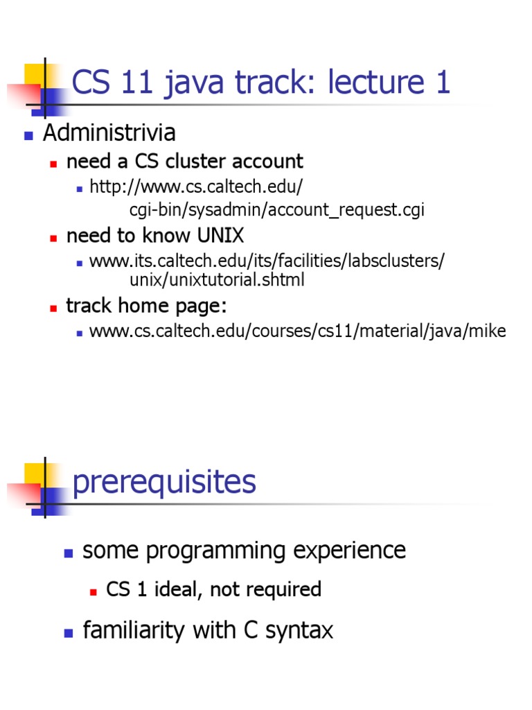 Java Lecture 1 Pdf Java Programming Language Data Type