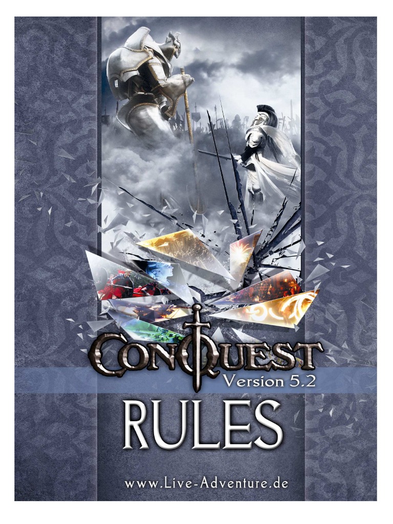 ConQuest Rules (English) | Download Free PDF | Magic (Paranormal) | Wound