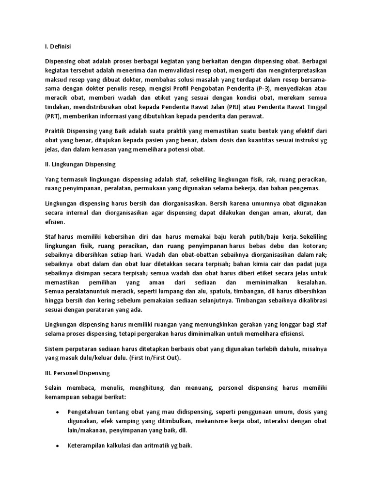 Dispensing Obat | PDF