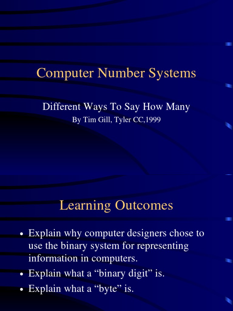 Computer Number Systems | PDF