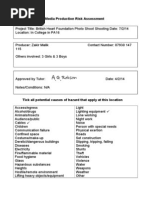 Risk Assessment for Office Cleaning Work | Housekeeping | Risk